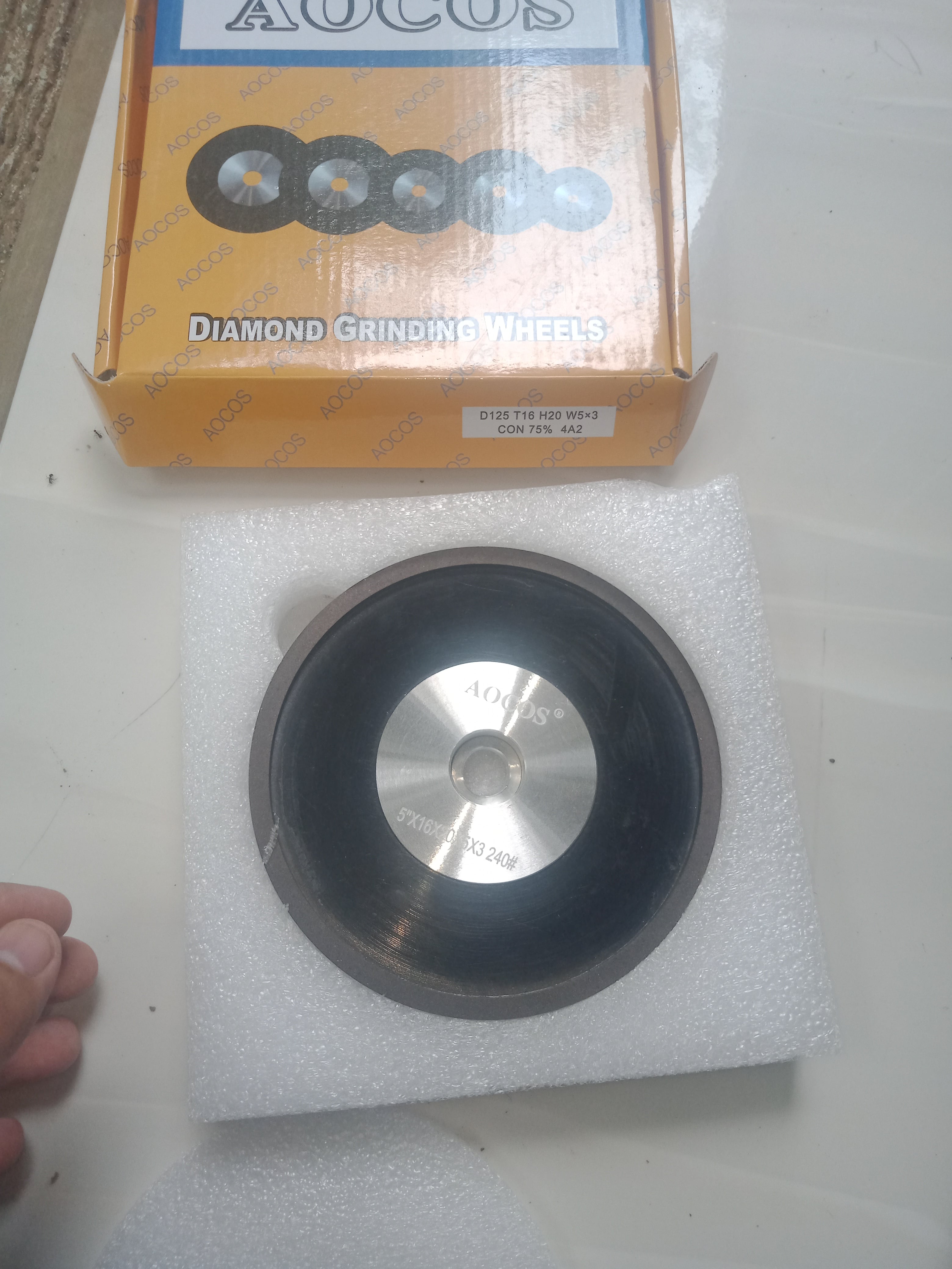 Mata Gerinda Diamond Grinding Wheel TCT Batu Asah Pisau Ketam Pasah ...