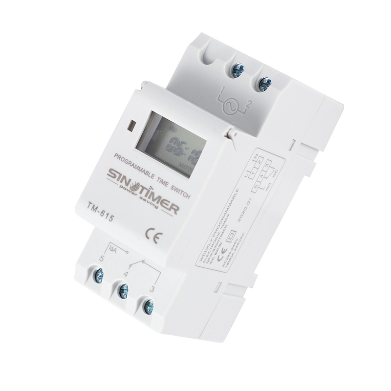 【41702198】Sinotimer Electronic Weekly Days Programmable Digital Time Switch Relay Timer Control ...