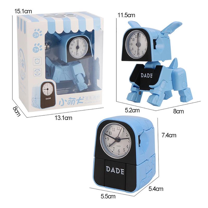 【Special offer】Robot Dog Toy Creative Alarm Clock Cute Style Deformed ...