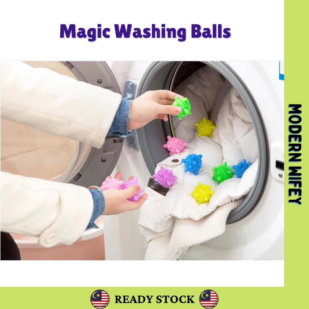 Ready Stock Washing Machine Magic Laundry Balls Sea Star Cleaning Wash ...