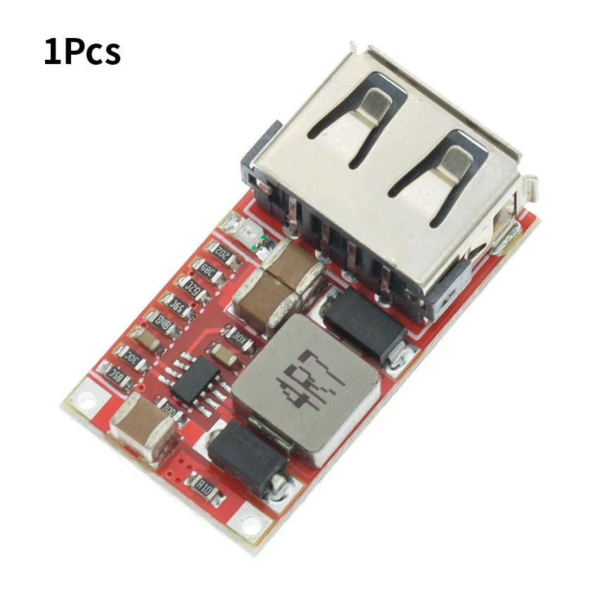 Car Step Down Converter 6-24V 12V/24V to 5V/3A DC-DC Buck Converter ...