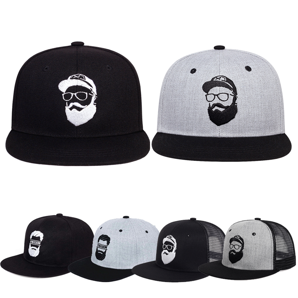【Wildfolk Studio】Fashion Beard Old Man Embroidery Baseball Cap ...