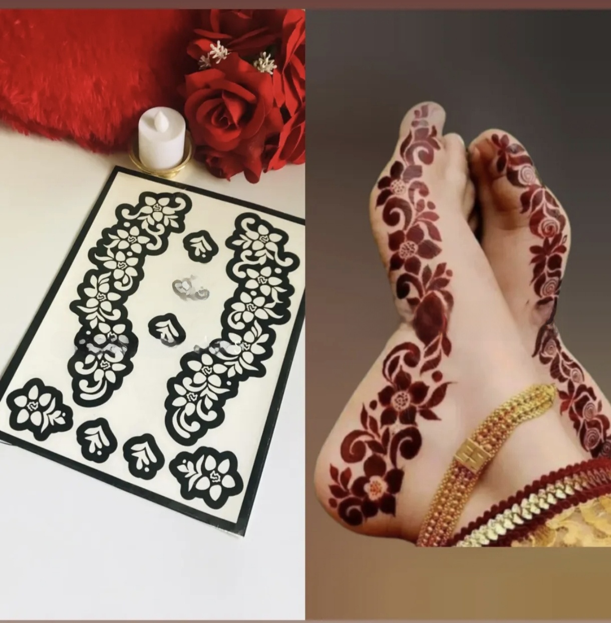 Mehndi Sticker Arabic Design | Daraz.pk