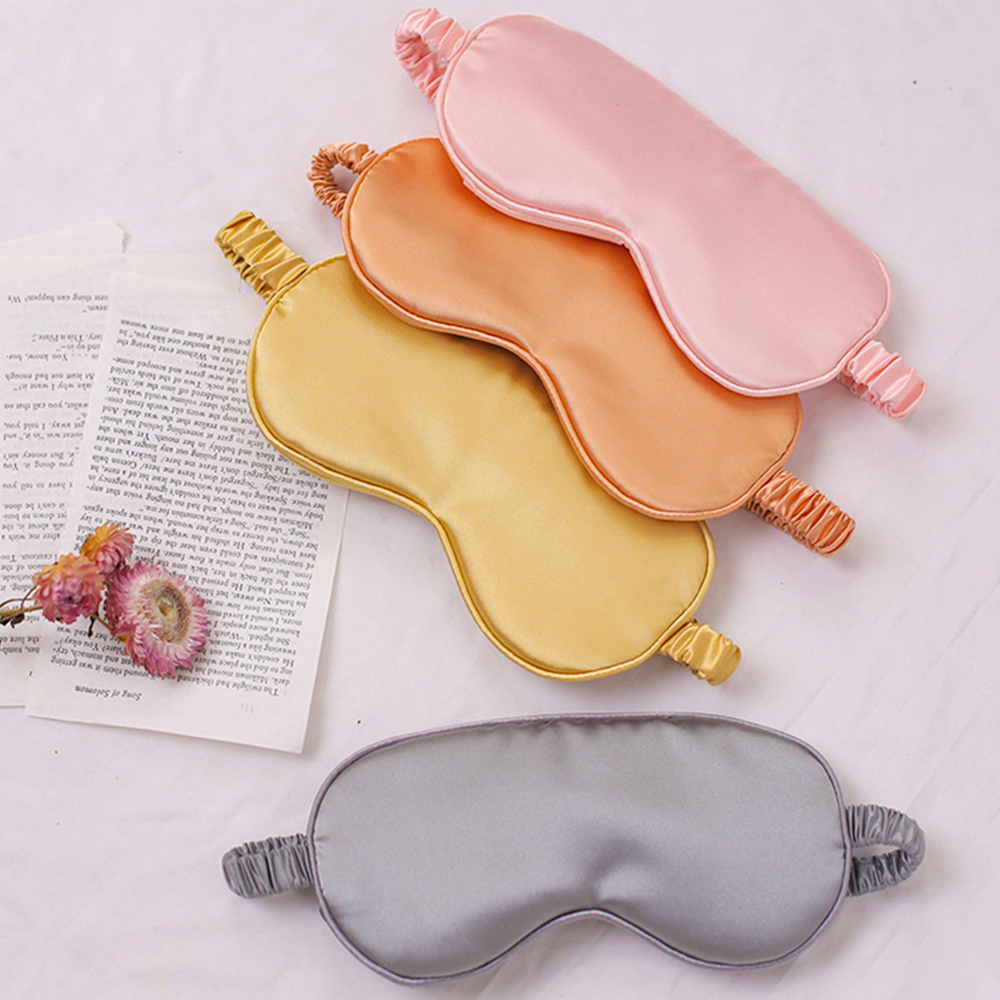 【Hot New Release】Silk Sleeping Mask Man Women Reusable Washable Eye ...