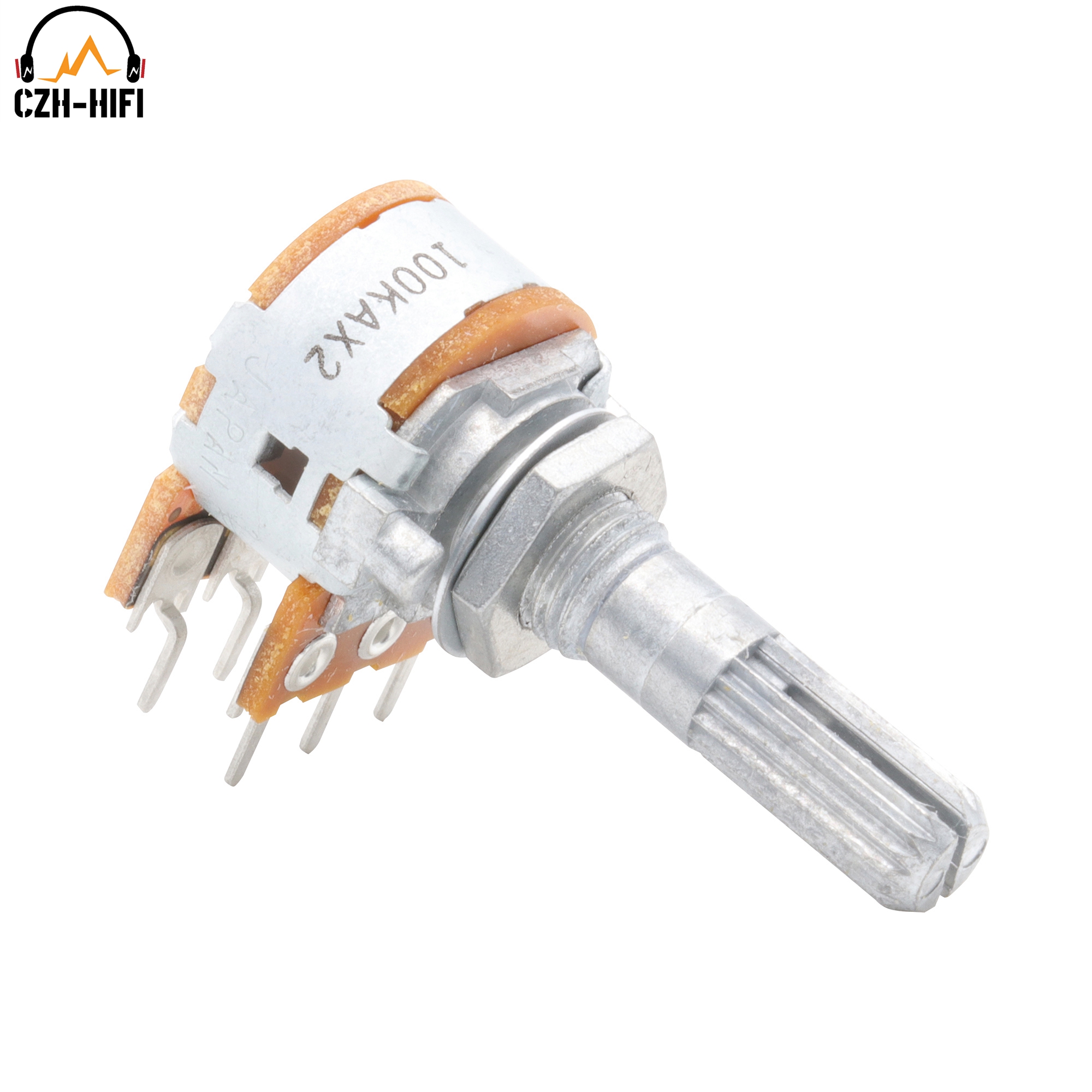 1pc Japan Alps Rk16 50ka 100ka Stereo Log Attentuator Potentiometer For ...