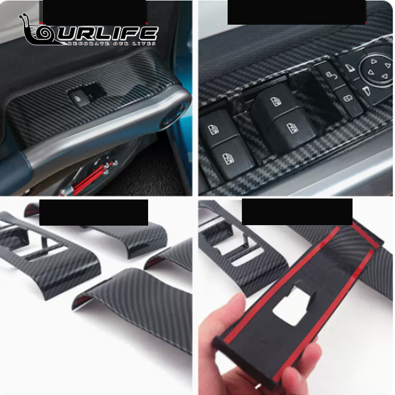 【HappyQuest】For Byd 3 2022 2023 Lhd Rhd Carbon Fiber Color Interior ...