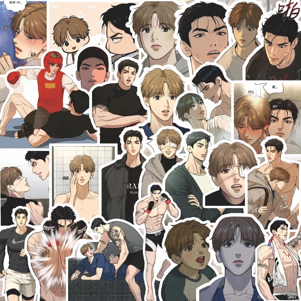 ANIME FAN Korean BL Manwha Korean BL Manwha Jinx Sticker Jinx Anime Joo ...