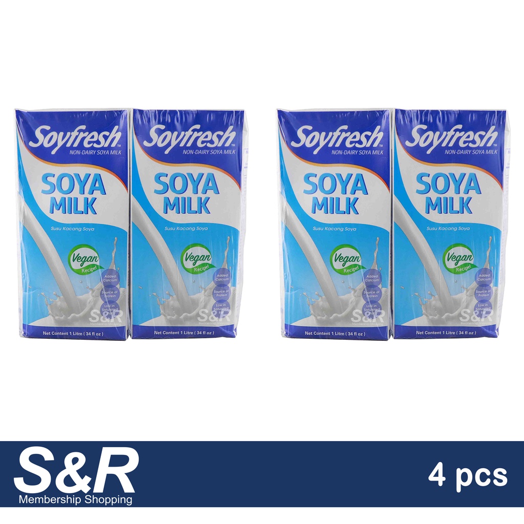 Soyfresh Non-Dairy Soya Milk (1L x 4pcs) | Lazada PH