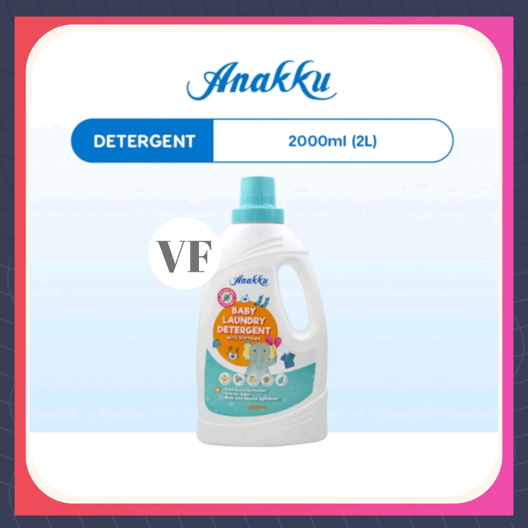 Anakku Baby Laundry Liquid Detergent With Softener 2L/1.5L Refill & Laundry Liquid Detergent ...