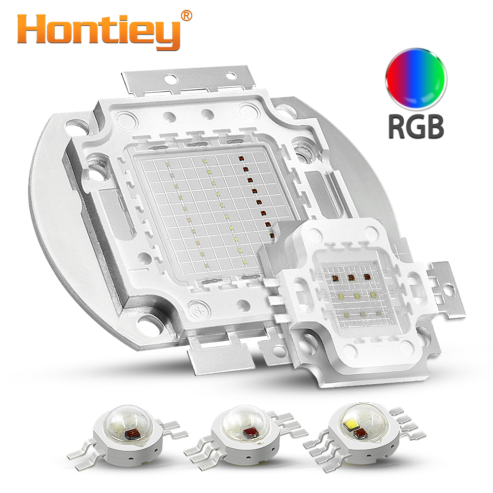 【TopazTrove】Hontiey RGB High Power LED bulbs Red Green Blue 3 10 20 50 ...