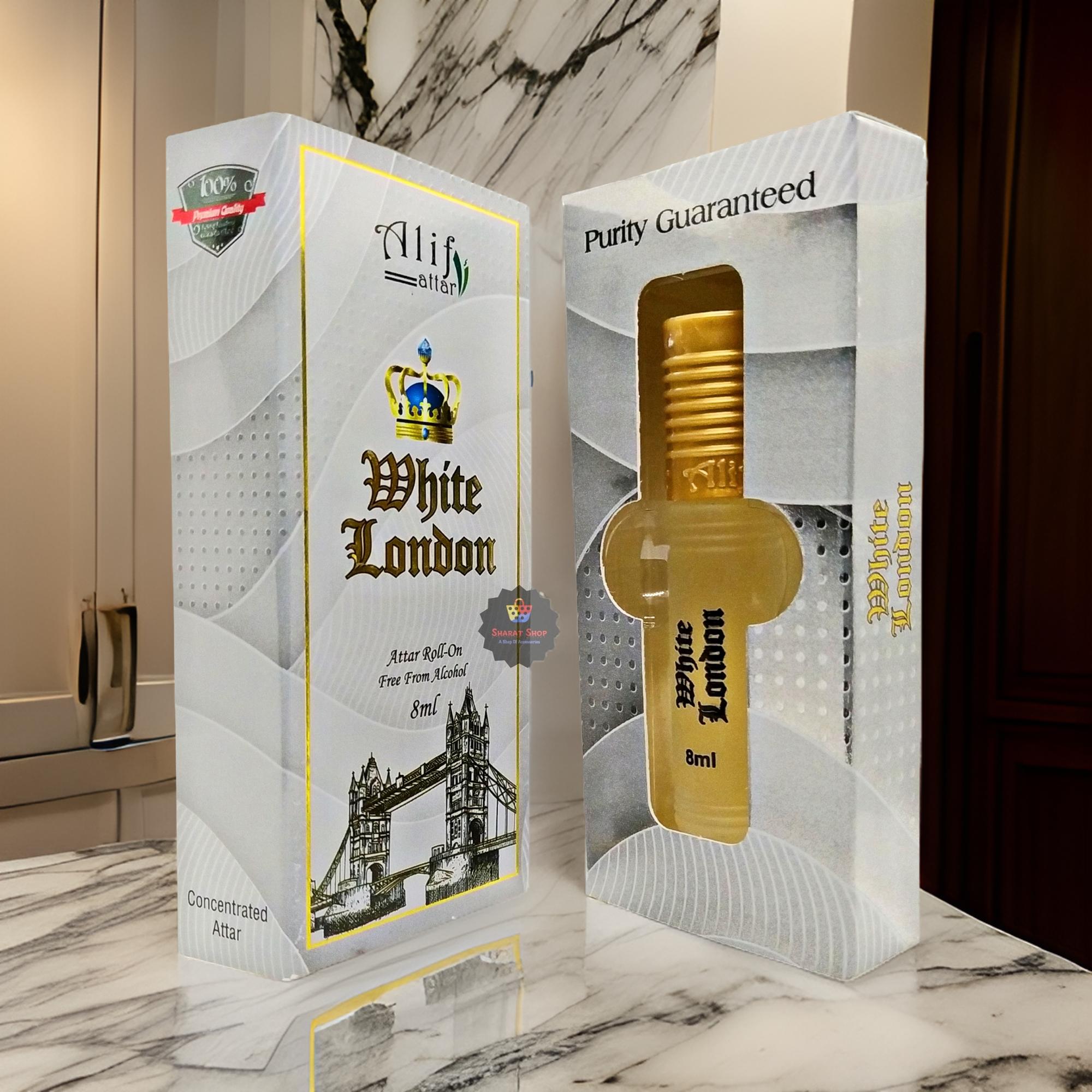 White London By Alif Attar Long Lasting Roll On Non Alcoholic Perfume ...