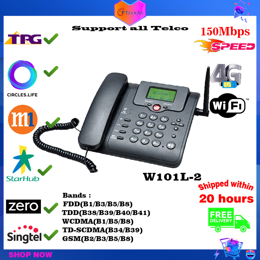 4G VoLTE Wifi Router Wireless Landline Voice Call Router Hotspot ...