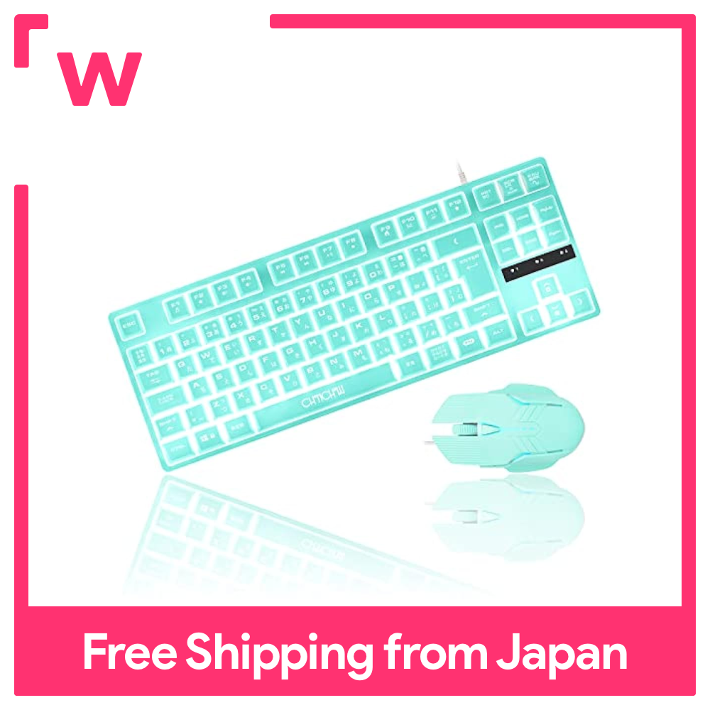 CHONCHOW Work Keyboard Mouse Set Japanese Array Glowing amazon Quiet ...