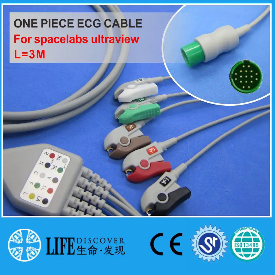 ECG cable with 5leads snap for Spacelab patient monitor | Lazada PH