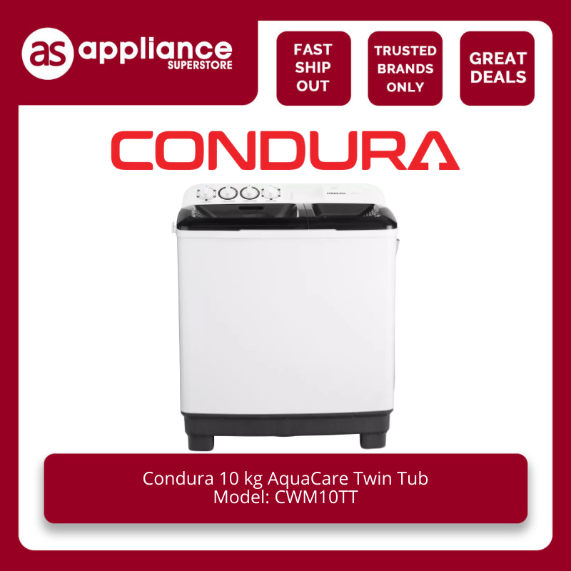 Condura 10 kg AquaCare Twin Tub Washing Machine CWM10TT | Lazada PH