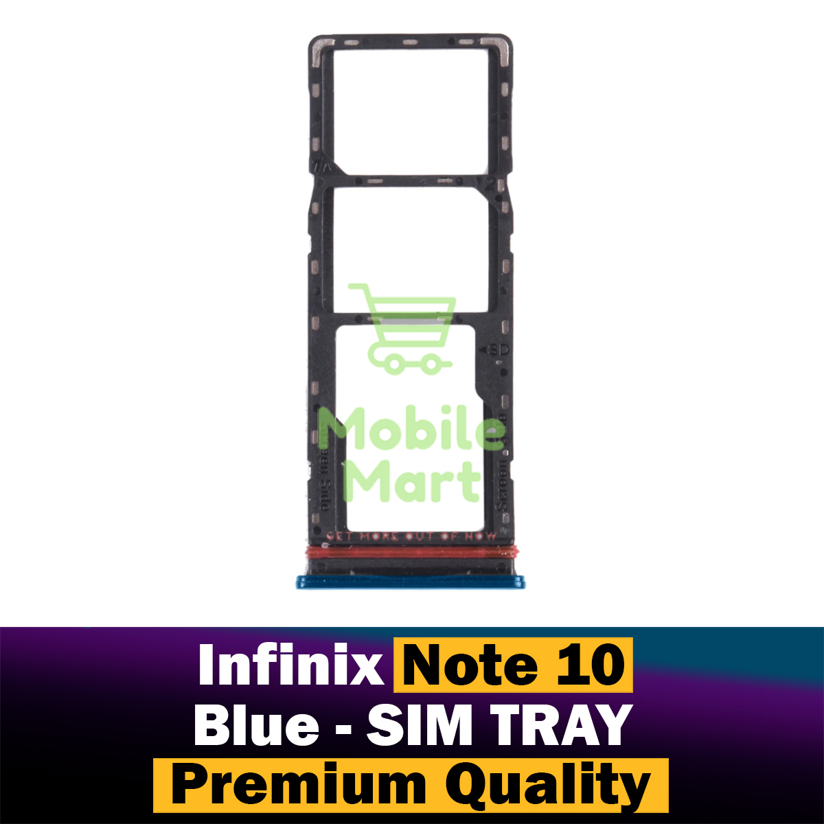 Infinix Note 10 SIM Tray Sim Jacket Sim Slot Sim Door For Infinix Note ...