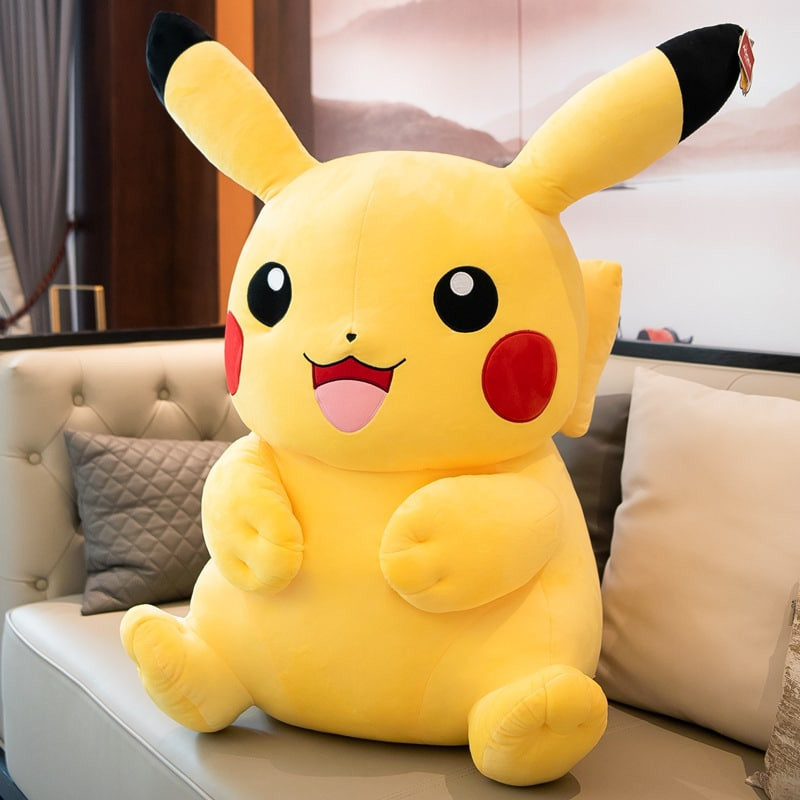 Adorable Elastic Pikachu Plush Toy - Ideal for Kids, Couples, and ...