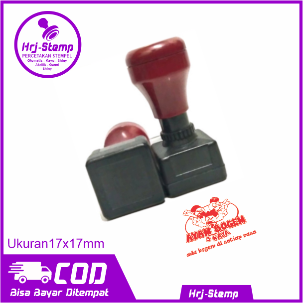 Cetak Stempel Standar Ayam Geprek | Cetak Stempel Otomatis 1 Warna ...