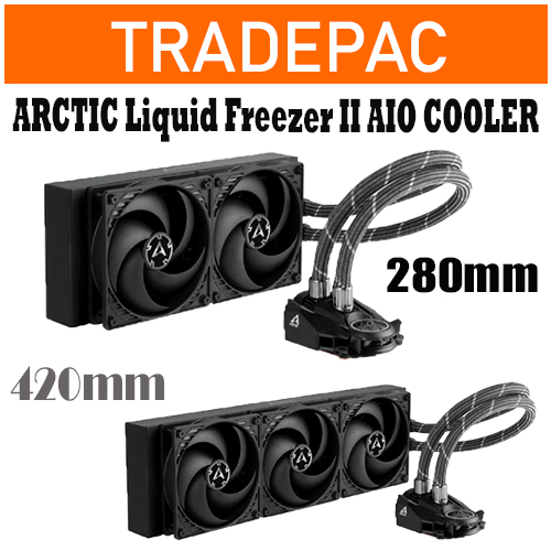 LIQUID COOLER ARCTIC Liquid Freezer II - 280mm/420mm AIO CPU Cooler ...