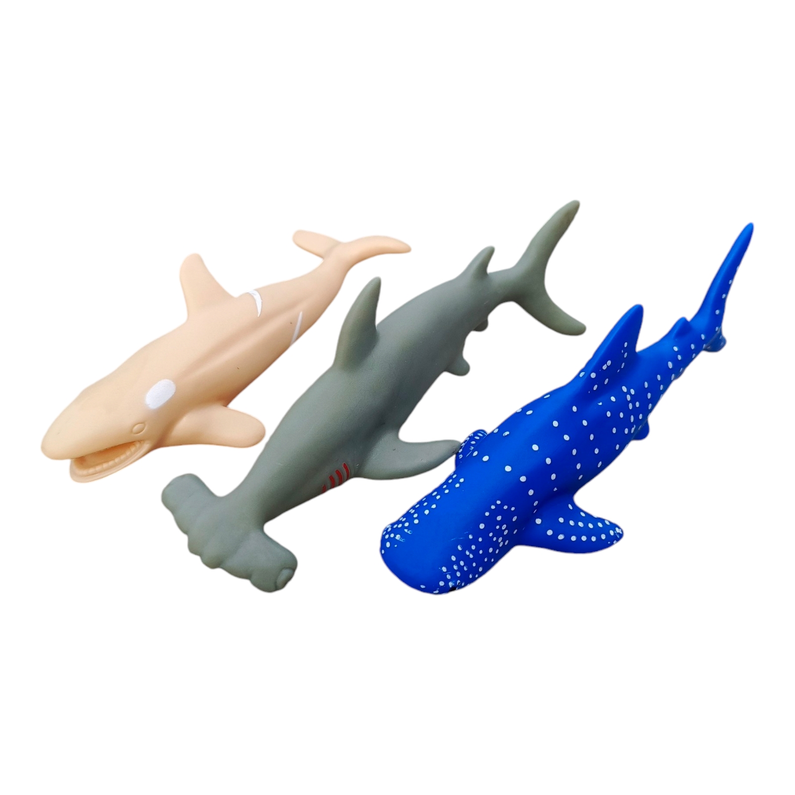 Sharks Fish Set for kids Dolphin Soft Rubber Toys 6pcs | Daraz.com.bd