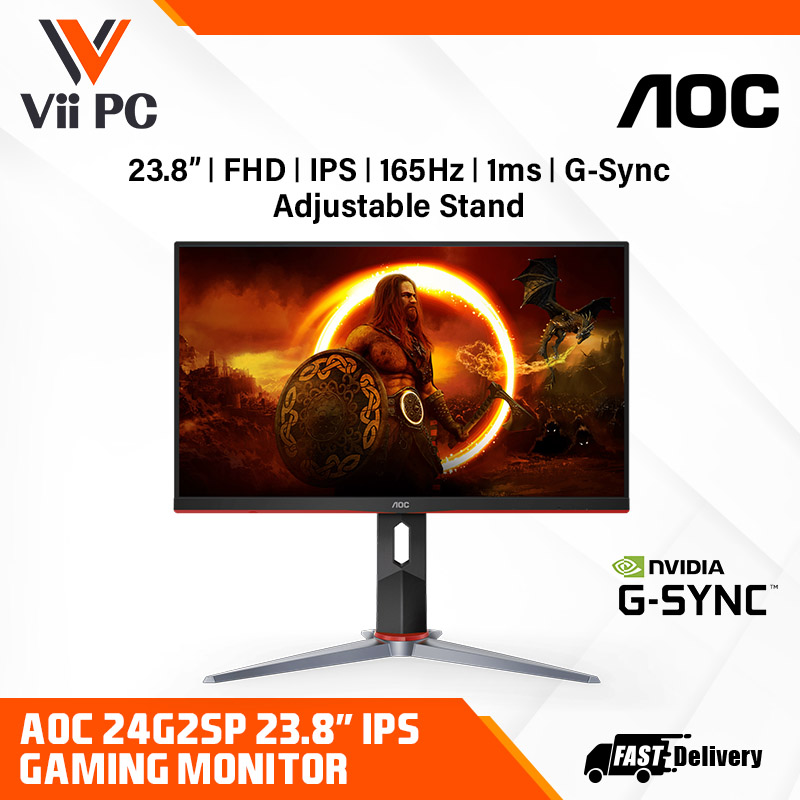Monitor 1ms FreeSync Premium Monitor Gaming AOC 24G2SP - 24 Pulgadas ...