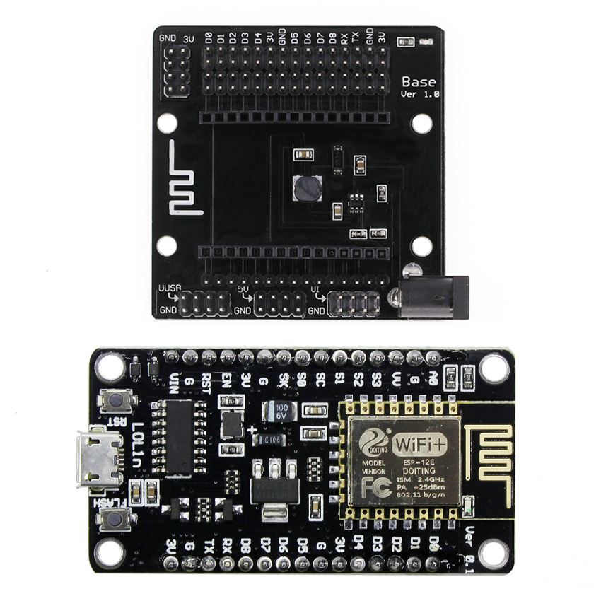 ESP 8266 Wifi Nodemcu Base Plate Board Esp8266 CH340 Backplane Lolin ...