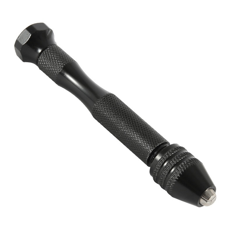 Mini Aluminum Hand Drill With Keyless Chuck Hss Steel Twist Drill Bit Woodworking Drilling ...