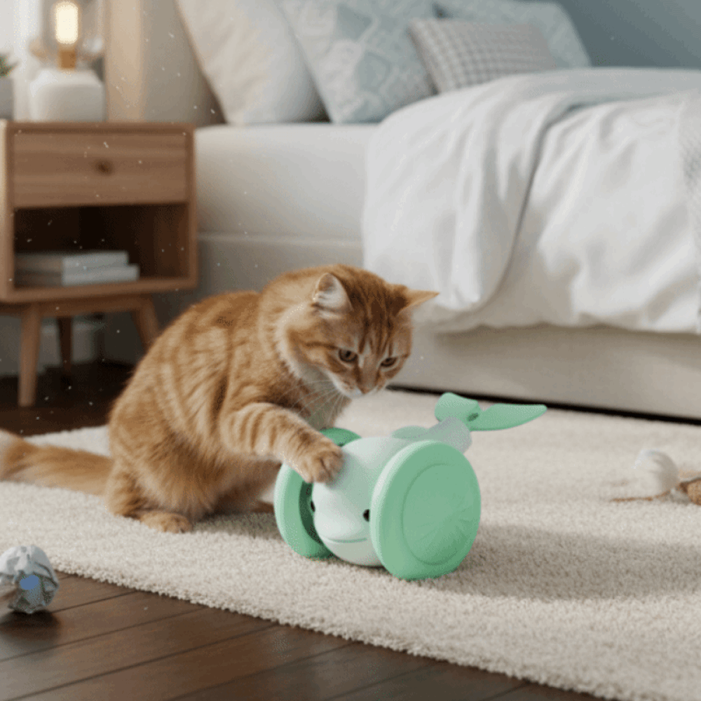 Smart Toy Charging Cat Interactive Whale Toy Interactive Plastic Cat ...