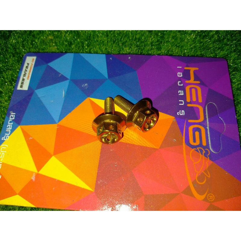 Headlight gold bolts heng for Suzuki raider150 carb/raider j/newbreed ...