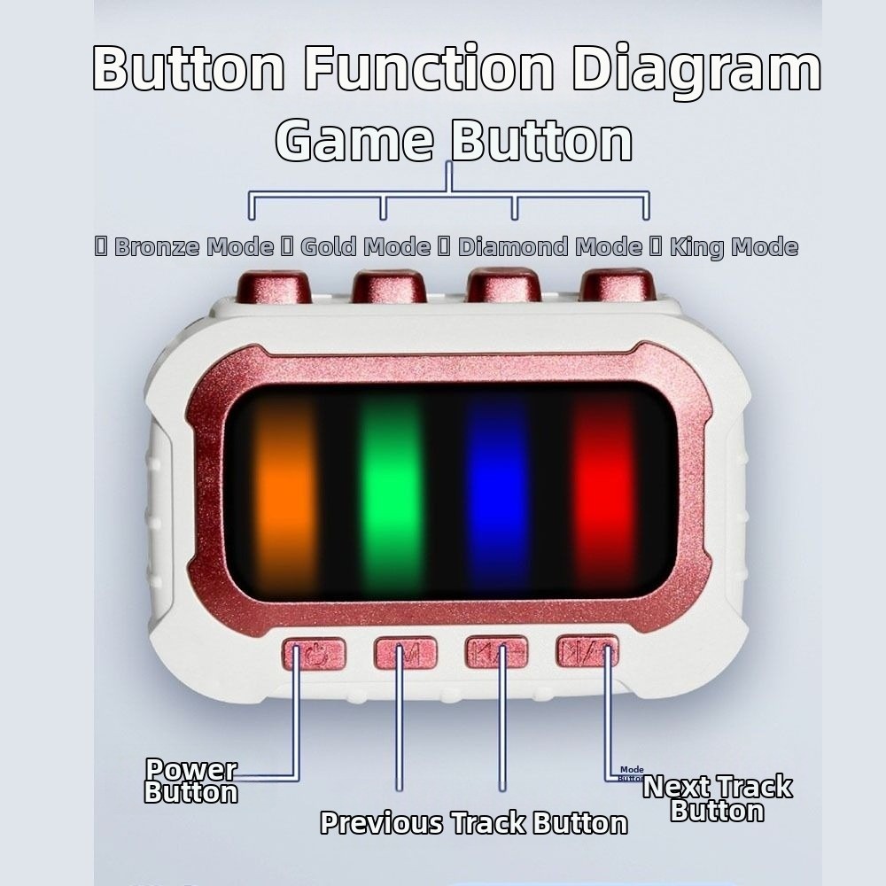 Concentration Toy Electronic Music Rhythm Game Fast Press Light Up Kid ...