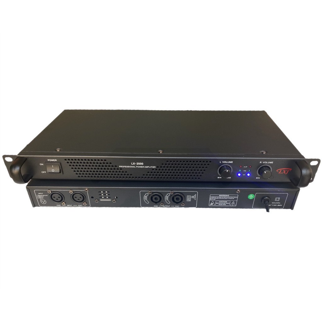 PA-2000 เพาเวอร์แอมป์ 350W+350Wวัตต์RMS เครื่องขยายเสียง รุ่น PA-2000 ...