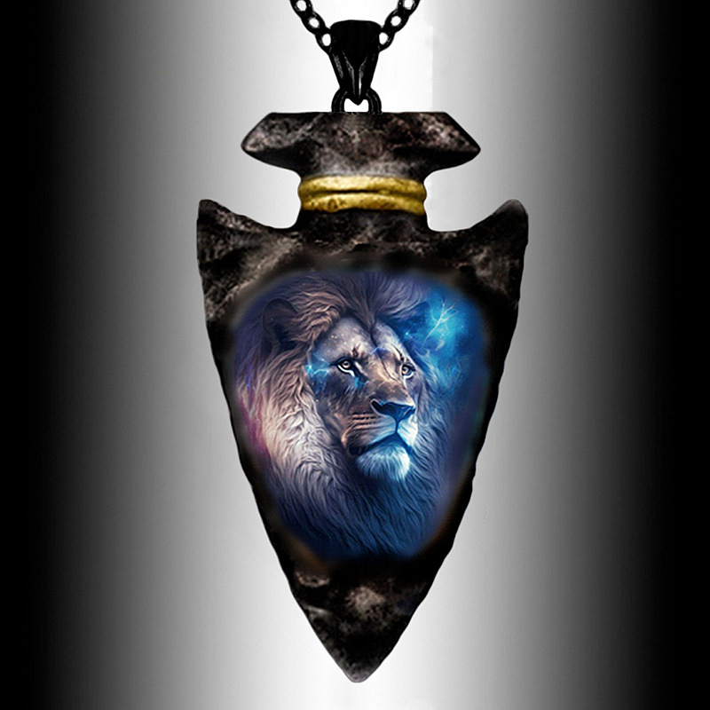 temu Creative Lion Head Lion King Lion King King of Beasts Triangle ...