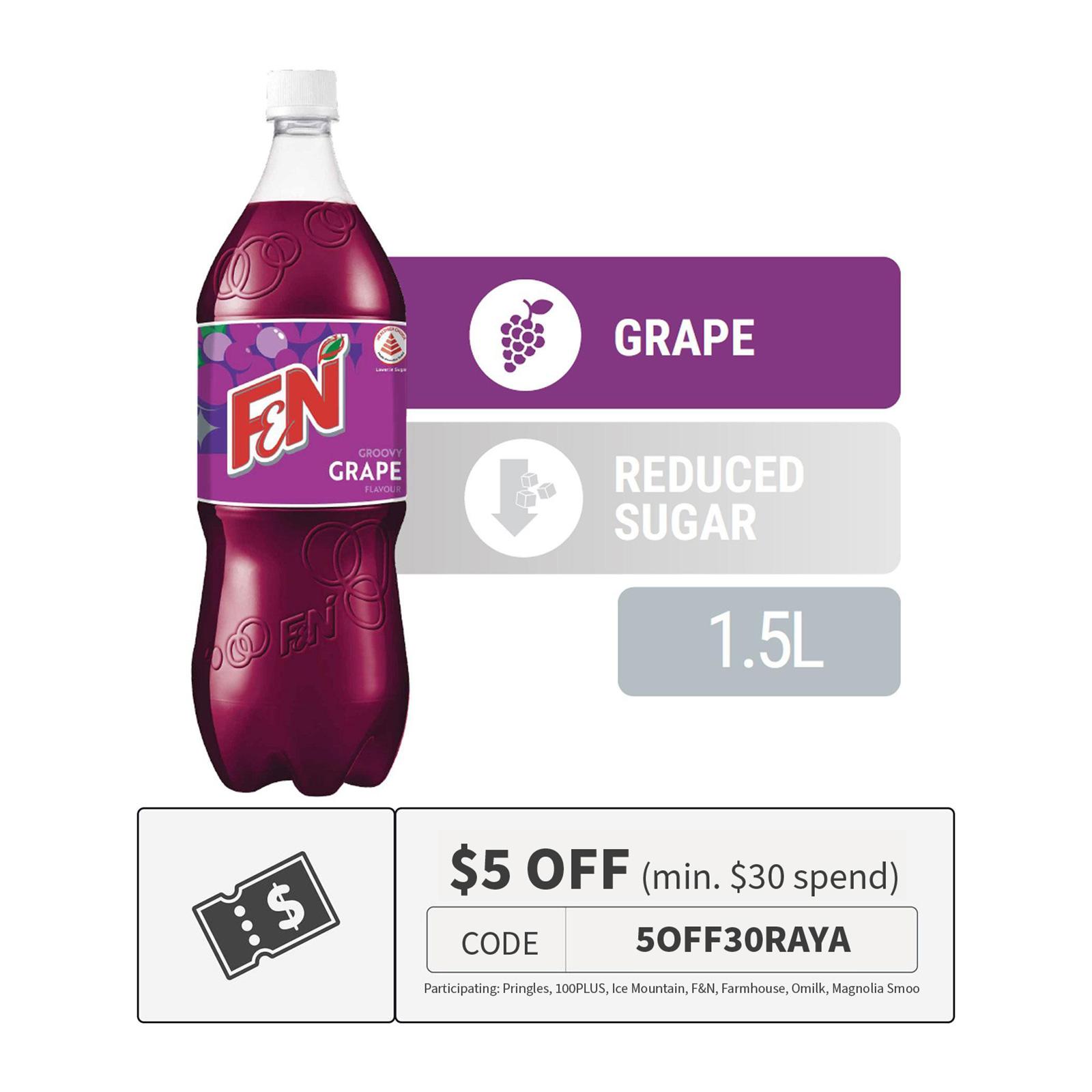 F&N Groovy Grape Sparkling Drink 1.5L | Lazada Singapore