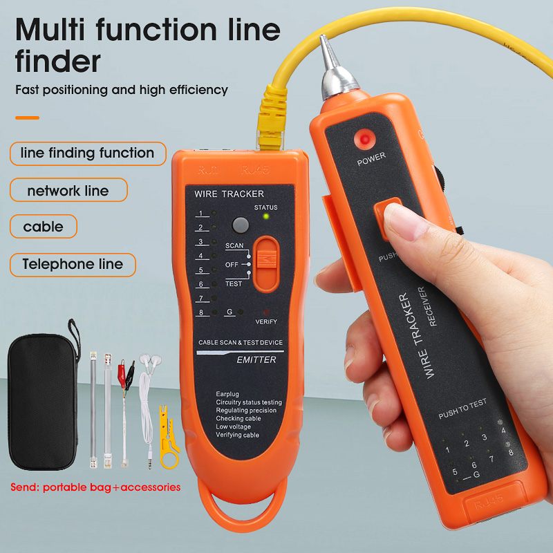 【Special offer】 Network Cable Tester Cat5 Cat6 RJ45 UTP STP Line Finder ...