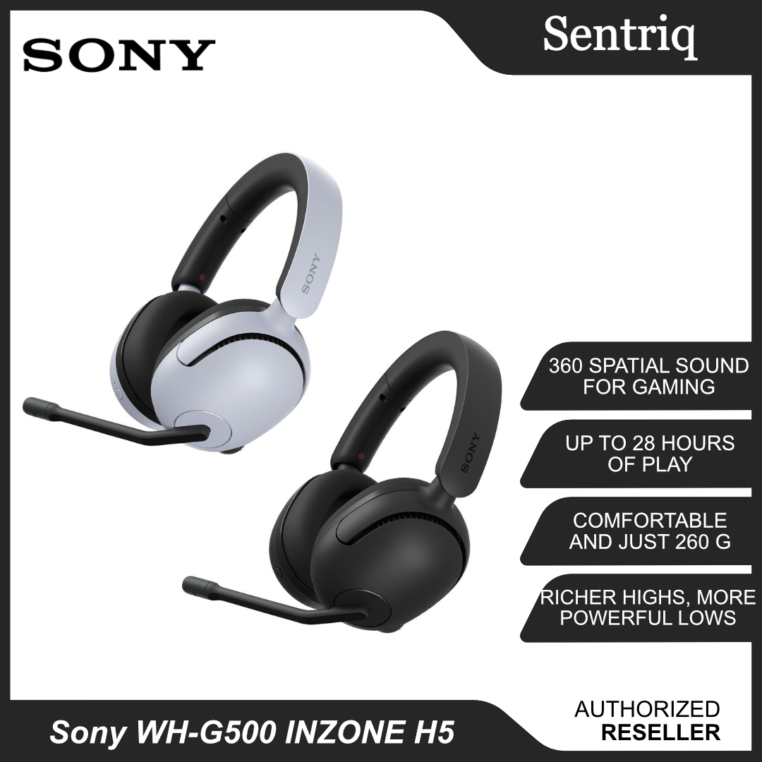 Sony WH-G500 INZONE H5 Wired and Wireless Gaming Headset (Original) 1 ...