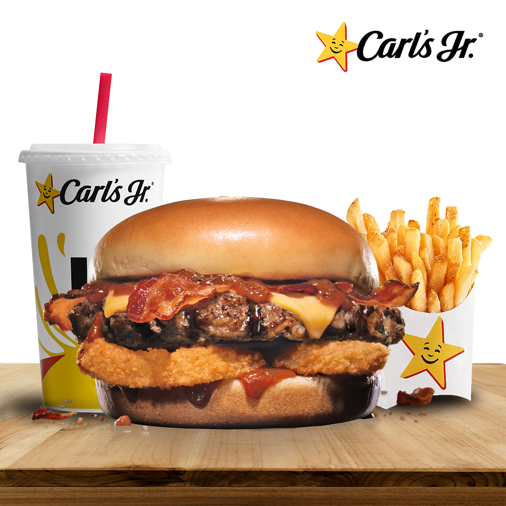 [Carl’s Jr.] Western Bacon Angus Beef Burger Combo [Redeem In Store ...