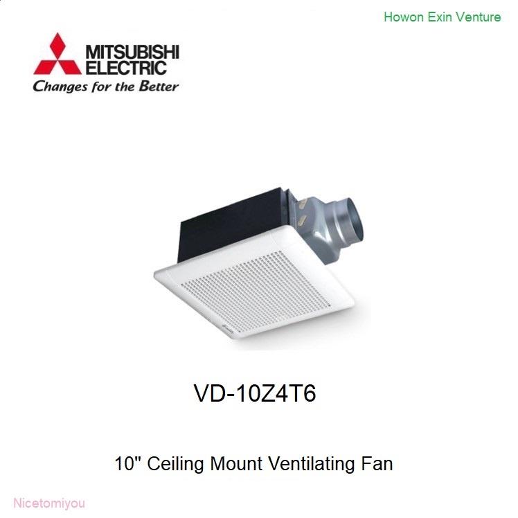 Mitsubishi VD-10Z4T6 Ceiling Type Duct Exhaust Fan Ventilation Fan | Lazada
