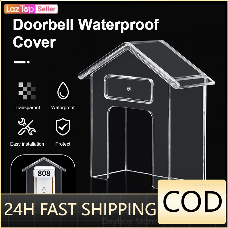 Waterproof Cover Case for Wireless Doorbell Home Door Bell Ring Button ...