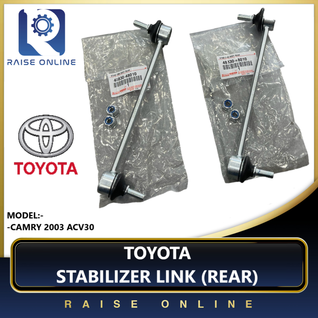 100% GENUINE TOYOTA STABILIZER LINK ABSORBER LINK 48830-48010 TOYOTA ...