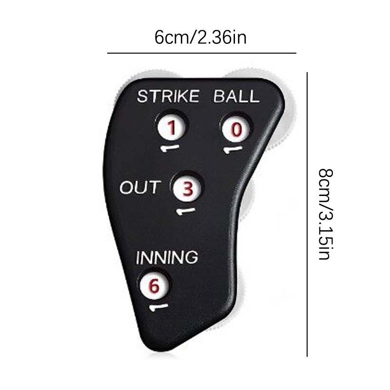 【Hot deal】 4 Wheel Referee Counter Referee Indicator Baseball Clicker ...