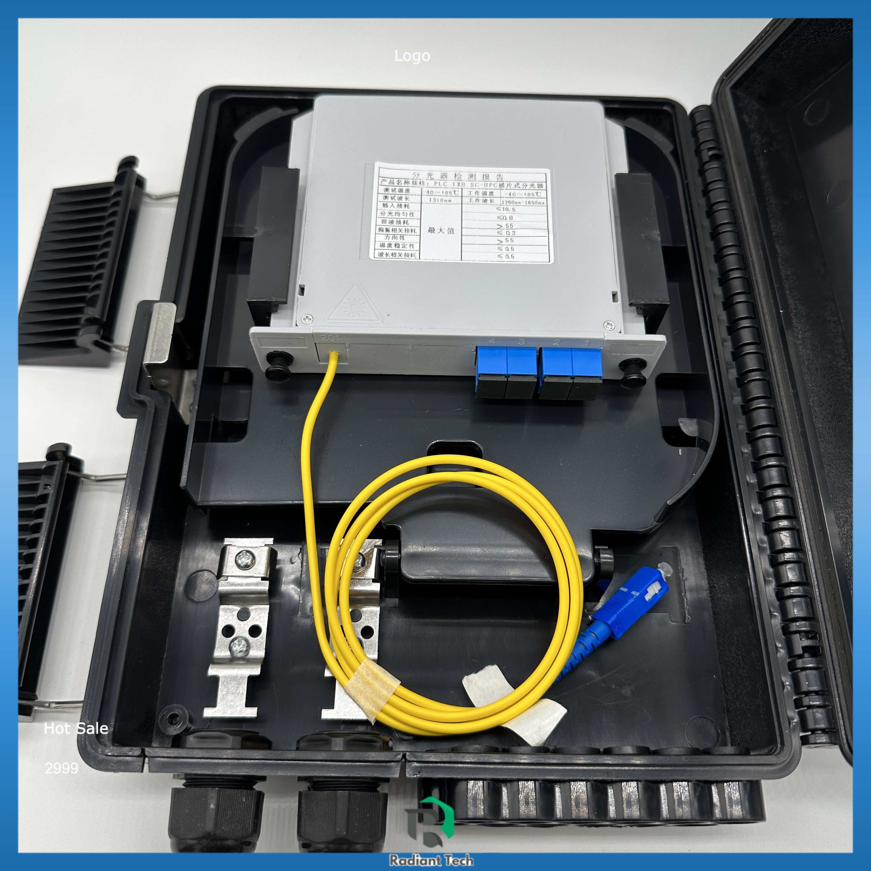 Nap Box 8 port Fiber Splitter Box FTTH Insert type Fiber Optic ...