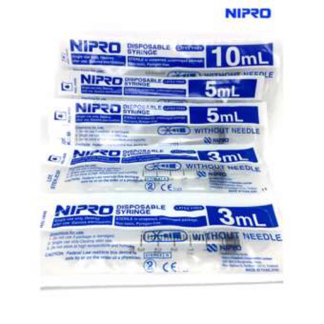 ของแท้ !!! Nipro นิโปร syringeพลาสติกทางการแพทย์ | Lazada.co.th