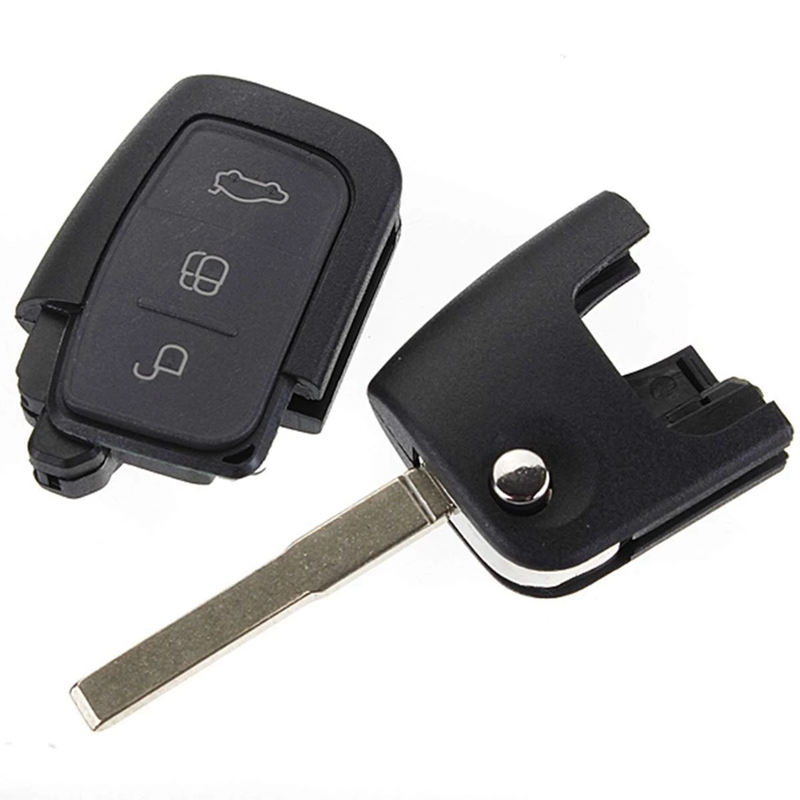 3 Buttons Flip Folding Remote Control Key 433MHz 4D63 80Bit for Ford ...
