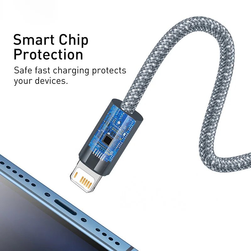 Baseus USB Cable for iPhone 14 13 Pro Max Fast Charging USB Cable for ...