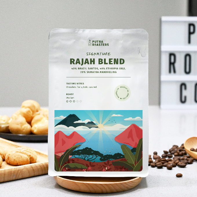 RAJAH BLEND | 200g 1kg Premium Espresso Roast Coffee | 100 Arabica ...