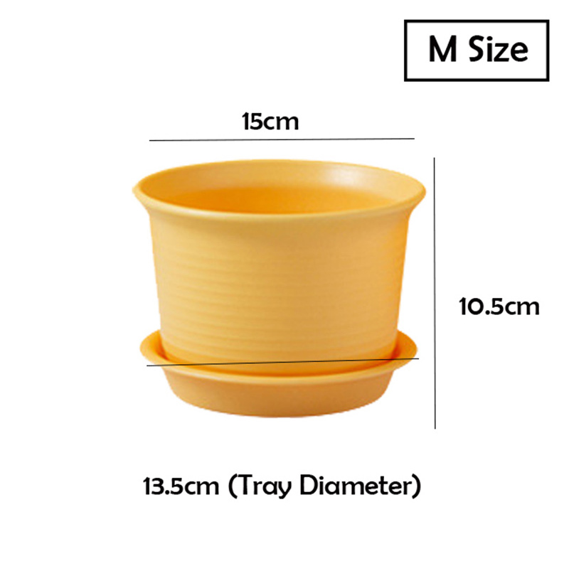 Lefang Plastic Planter Flower Pots Multicolor Balcony Garden Plant ...