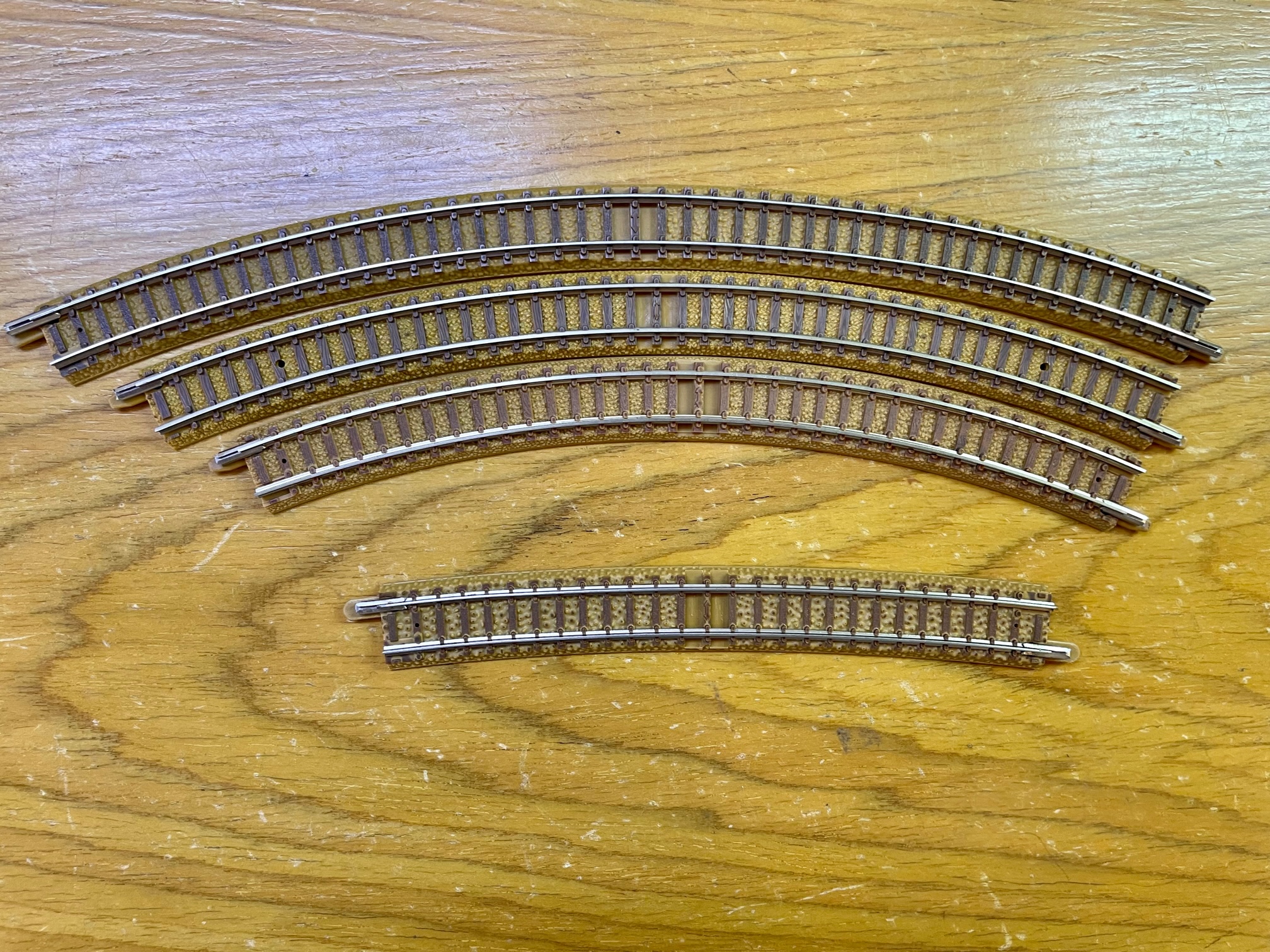 Brand new Brown Tomix N Scale Rail C 4 sizes. สีน้ำตาล Tomix N Scale ...