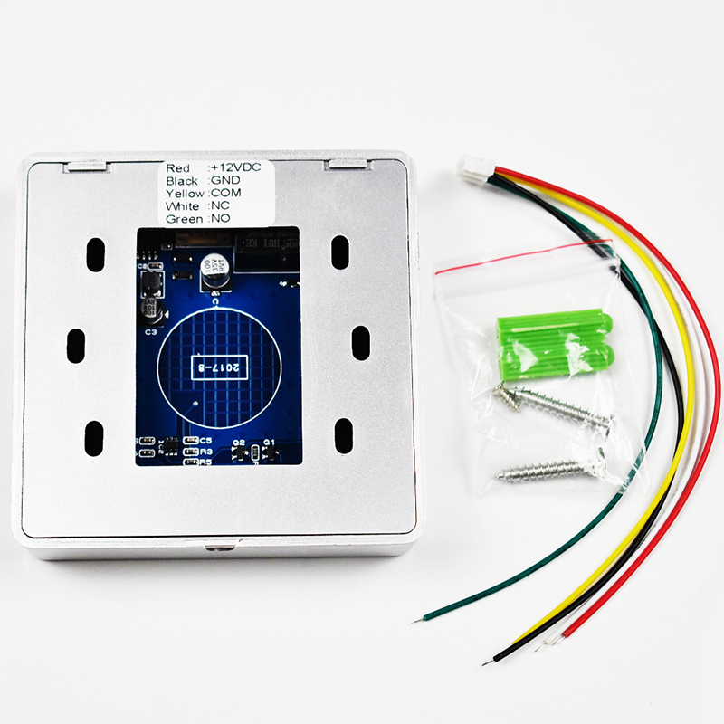 1Pc/Lot Bule Backlight Touch Exit Button Contactless Door Release ...