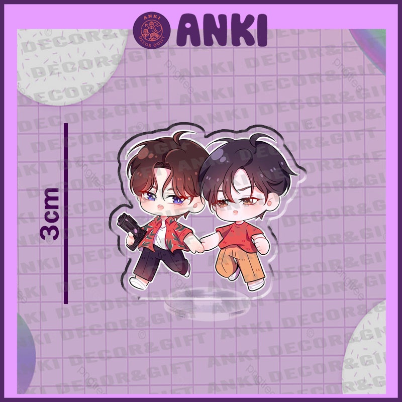 Standee OTP Pondphuwin cute dễ thương, standee mica trong suốt, quà ...