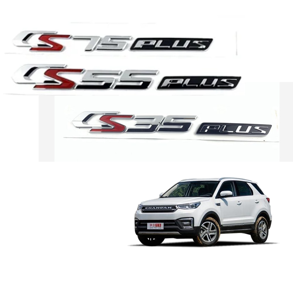 For Changan CS75 CS55 CS35 CS85 TGDI PLUS 4WD Emblem Logo Sticker Car ...